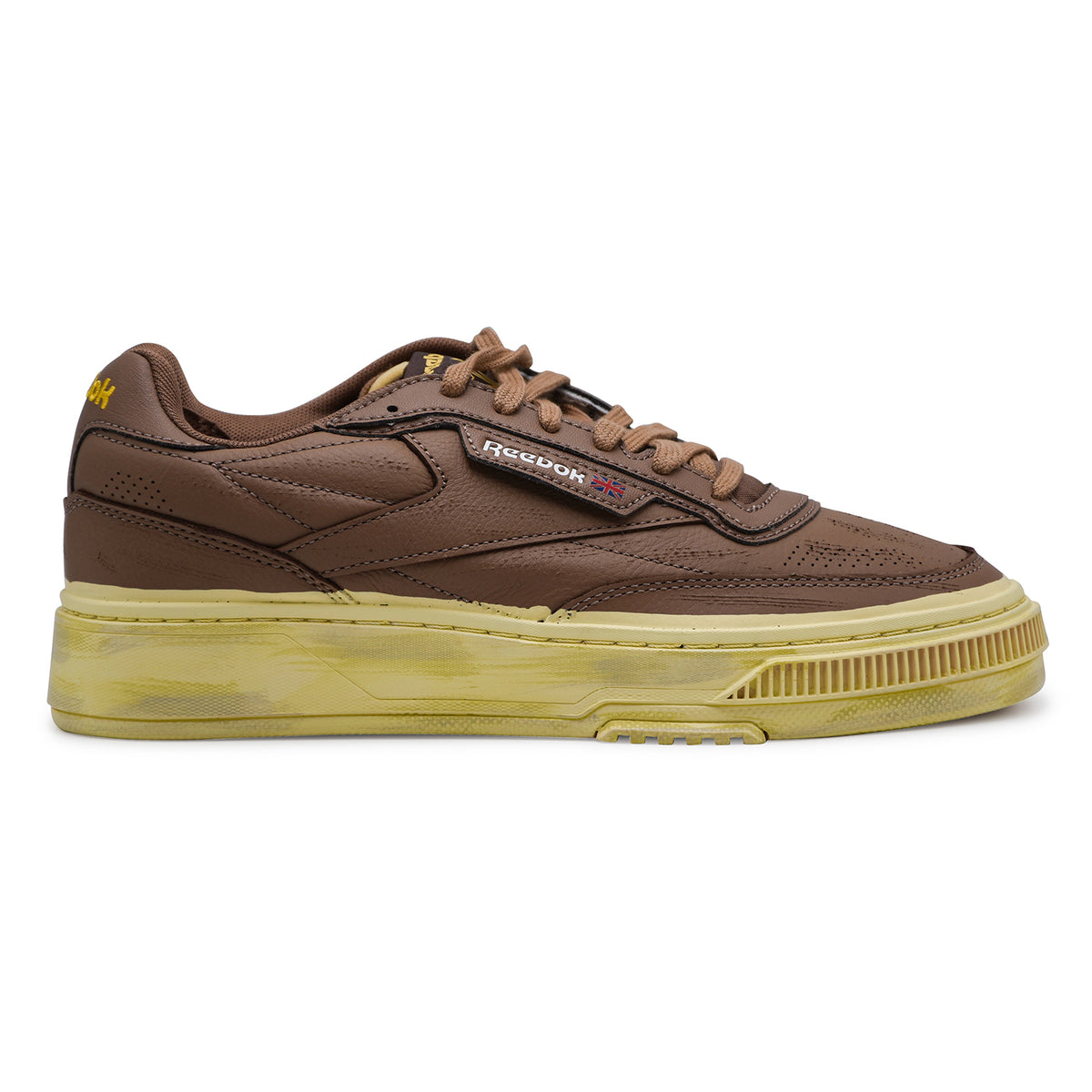 Sneakers Reebok Uomo Club C Ltd Marrone Suola Bianca Vintage | Sabot Arezzo