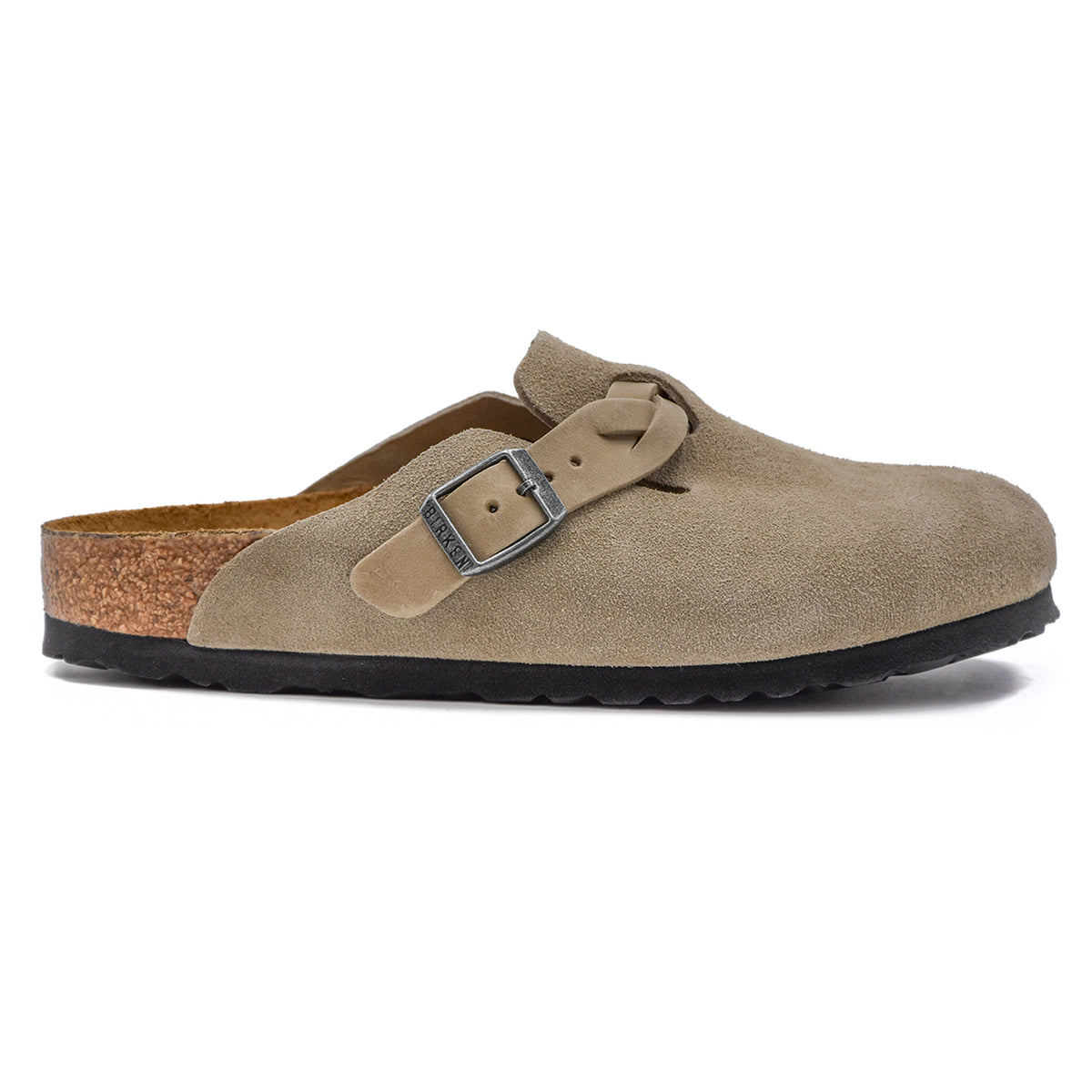 Birkenstock Sabot Taupe Boston Braided Donna Design Raffinato | Sabot ...