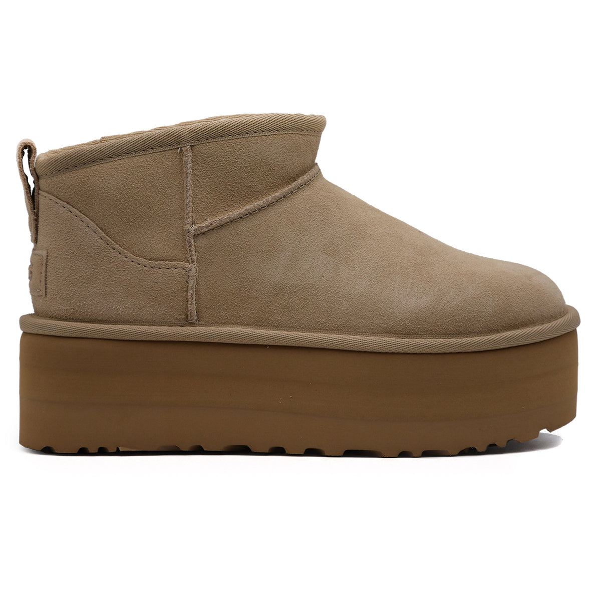 Ugg Ultra Mini Platform Ankle Boots Sand Sole Trendy Women | Sabot Arezzo