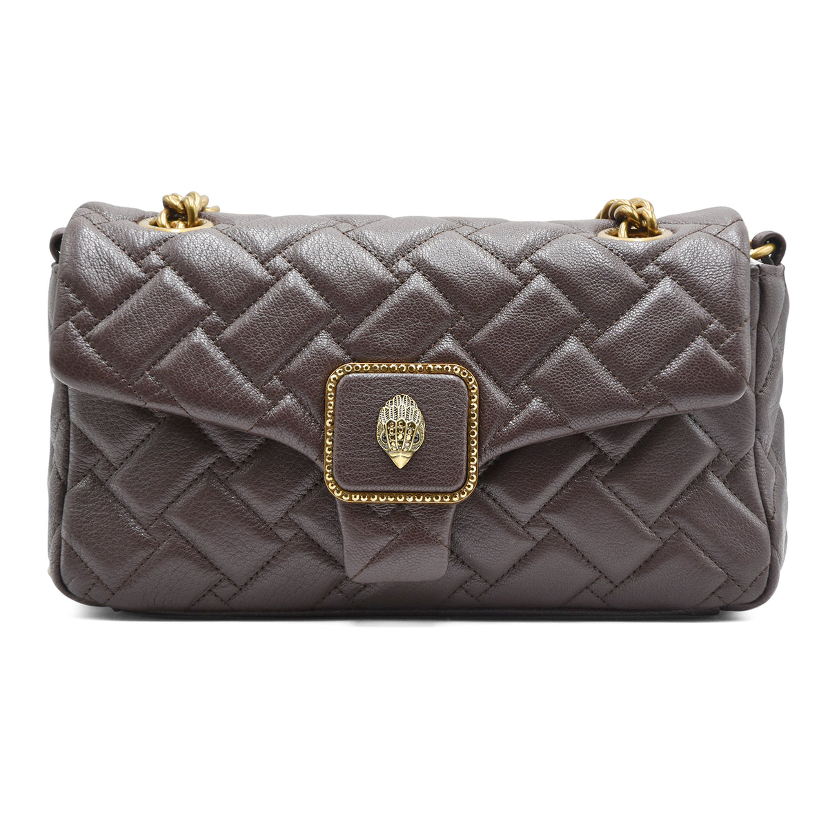 Borsa Kurt Geiger Pimlico Donna Pelle Marrone Dal Design Deciso | Sabot ...