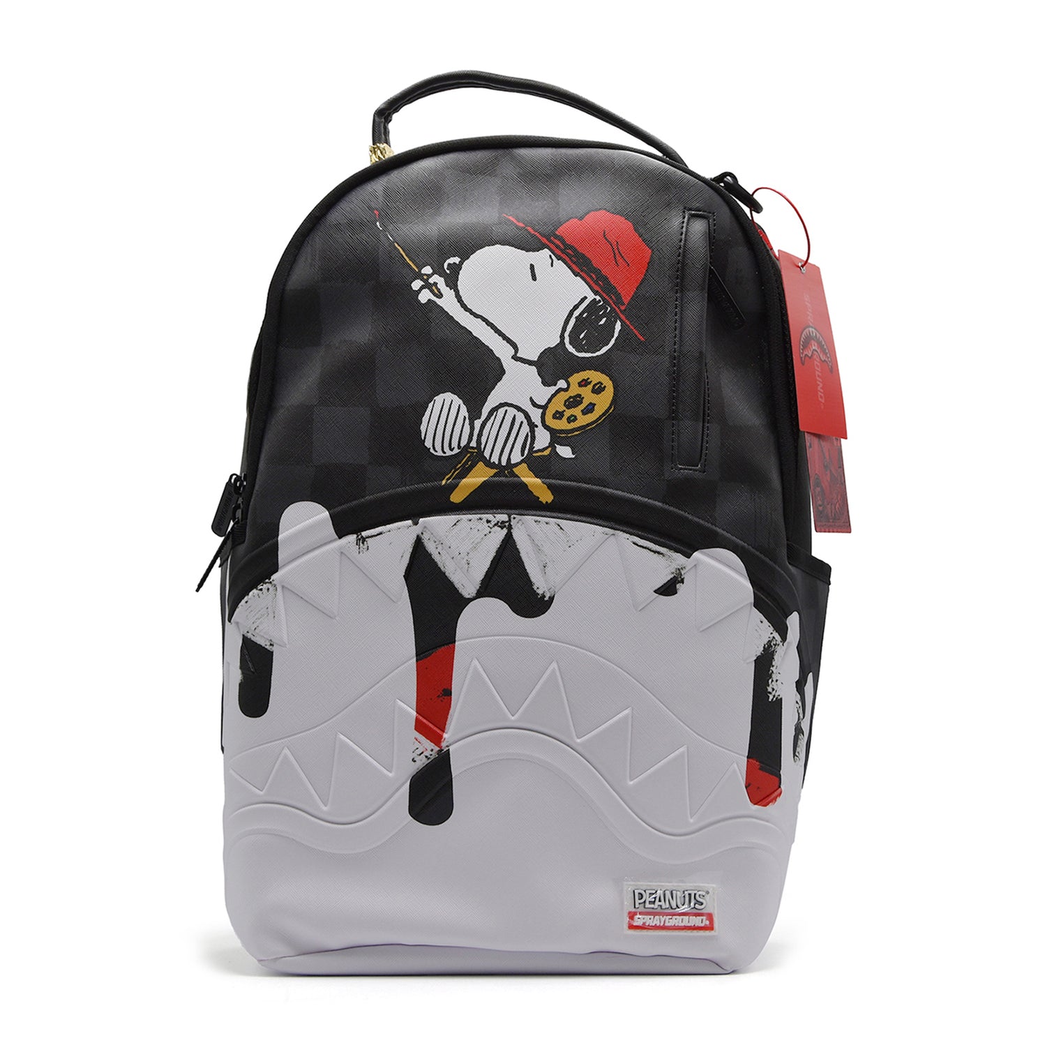Zaino Sprayground Ispirato A PEANUTS Bianco E Nero Con SNOOPY | Sabot ...