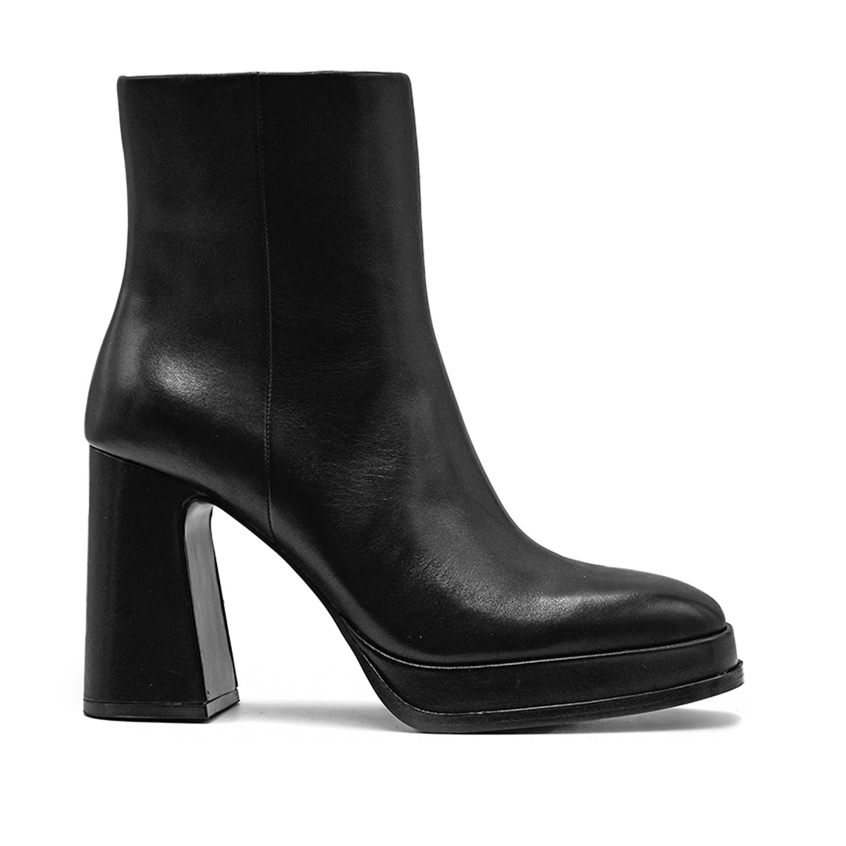 Ash Alyx Black Ankle Boots With Minimal And Refined Design For Women ...