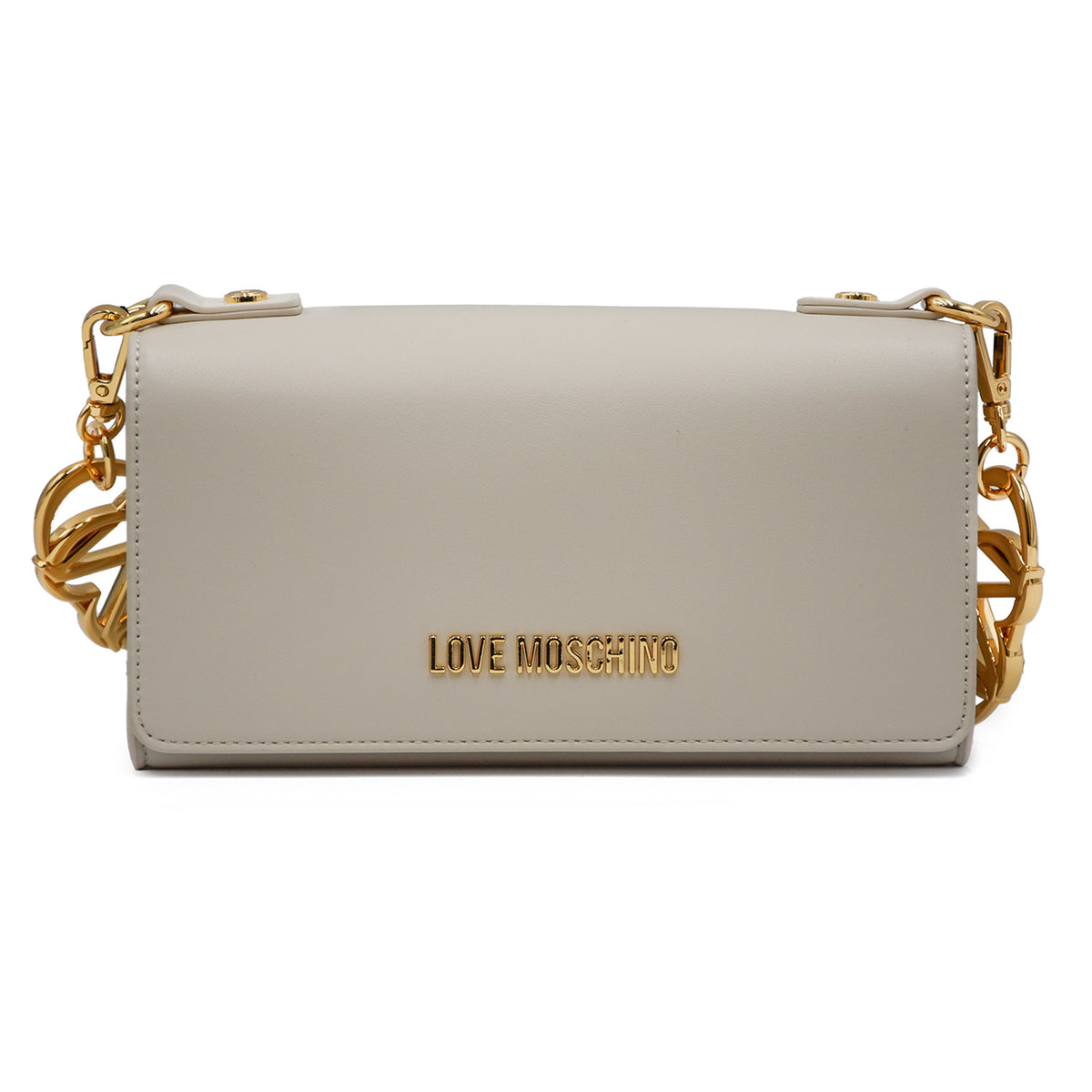 Borsa Avorio Giovane E Trendy Love Moschino Con Dettagli Oro | Sabot Arezzo