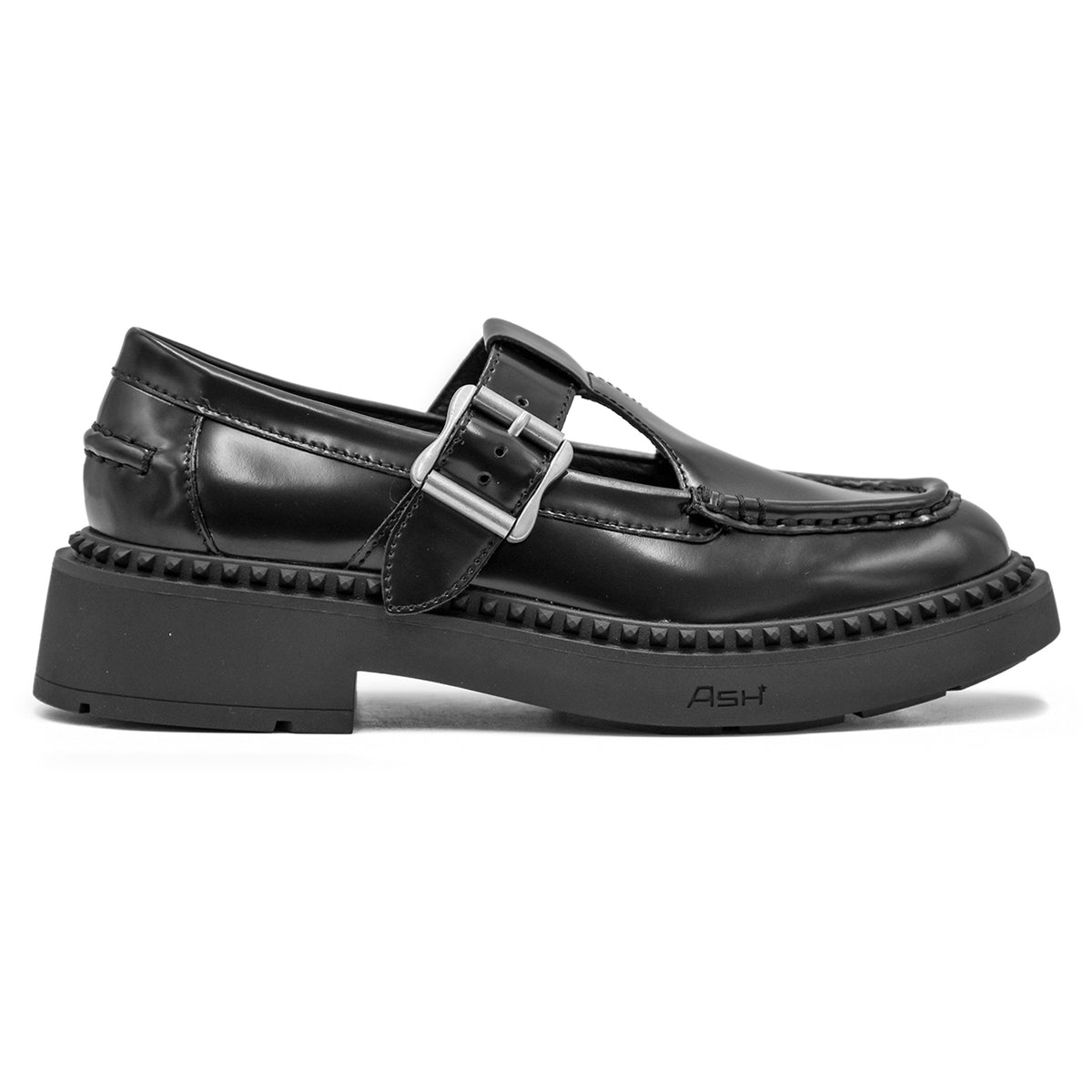 Mocassini T-Strap Ash Mason Nero Un RetroÌ Davvero Alla Moda Donna ...