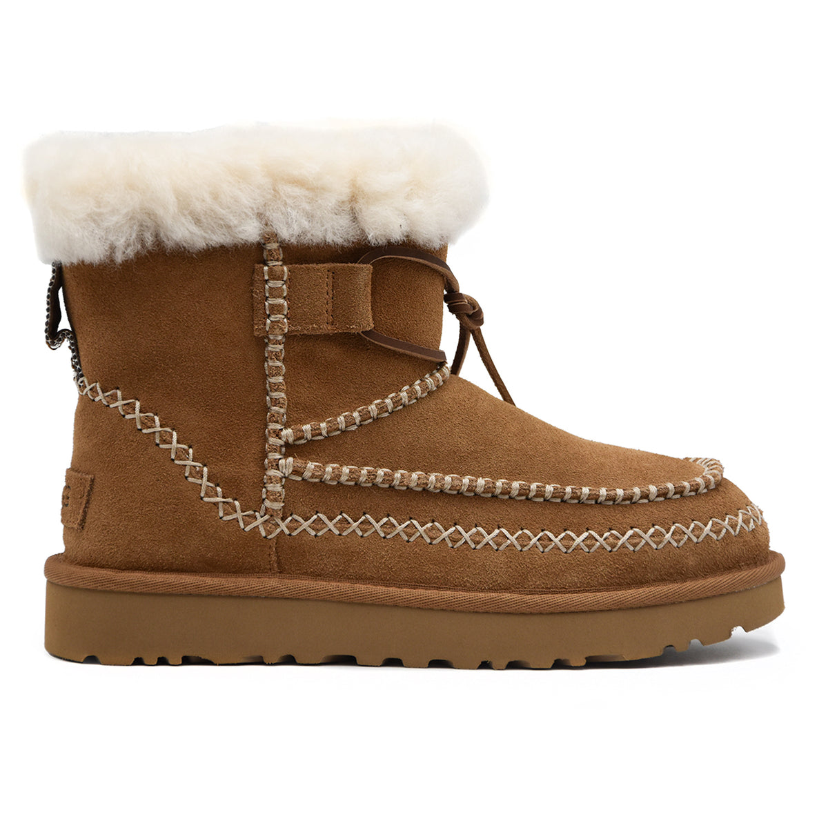 Ugg Donna Stivaletti Classic Mini Alpine Chestnut Tirante UggBraid ...