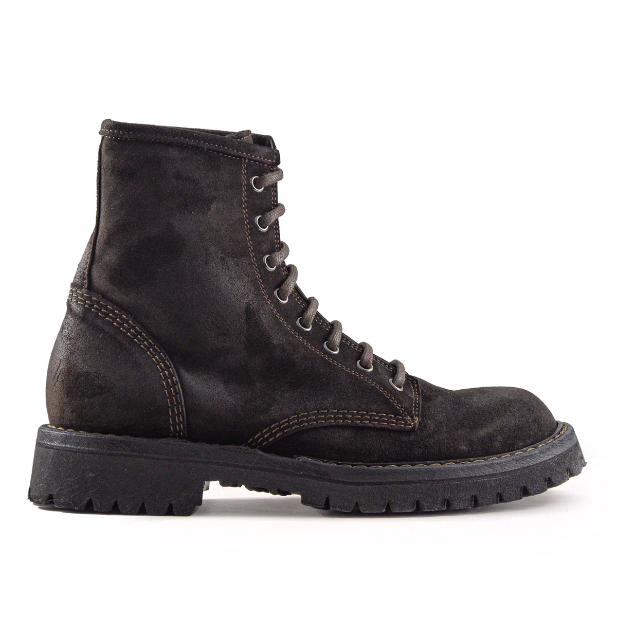 Uit Brown Eight Hole Men's Amphibious Boot Created With Fine Leathers ...